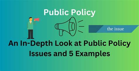 An In Depth Look At Public Policy Issues And 5 Examples