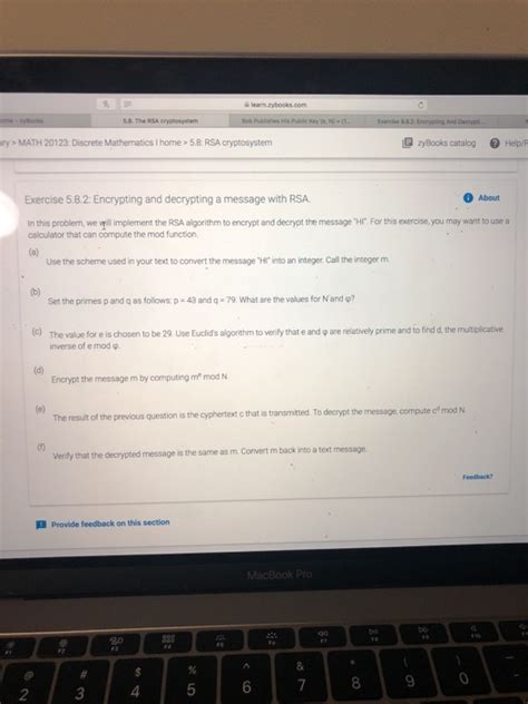 Solved Ry Math 20123 Discrete Mathematics I Home58 Rsa