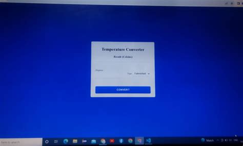 Surbhi Sahu On Linkedin Bharatintern Bharatinternship Temperatureconverter Html Css