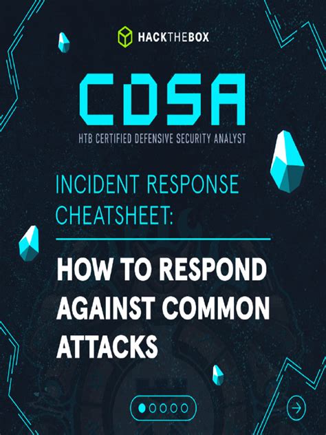 Incident Response Cheatsheet Pdf