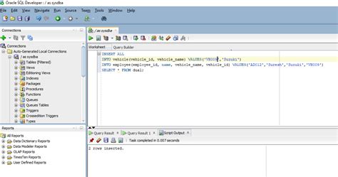 Oracle Insert Multiple Rows Into Same Table