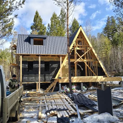 ГЛАВНЫЙ ПО А ФРЕЙМ 😉 ГОТОВЫЕ ПРОЕКТЫ Как то уже рассказывал про этот домик но захотелось