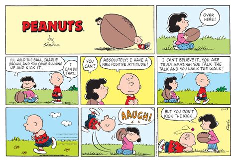 Peanuts Lucy Charlie Brown Football