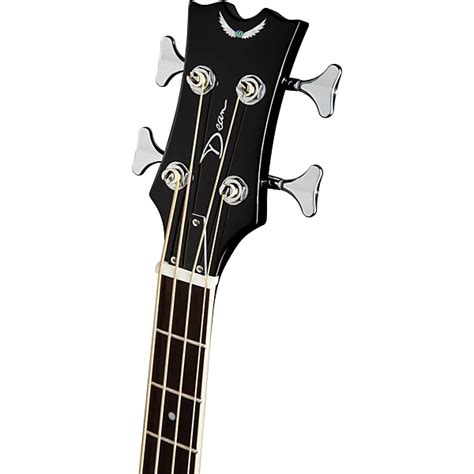 Dean Resonator Acoustic Electric Bass Classic Black Guitar Center