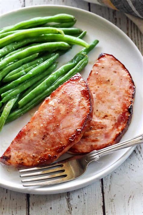 Pan Fried Ham Steak Recipe Healthy Recipes Blog