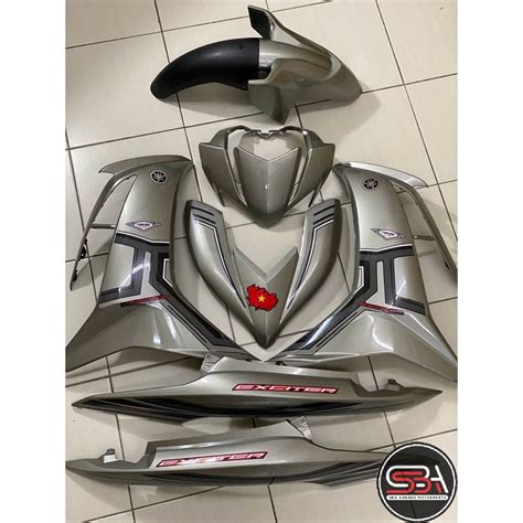 Coverset Bodyset Lc135 Lc V8 Exciter Matelic Gold Fuel Injection Fi Yamaha Siap Tanam Doctor 003