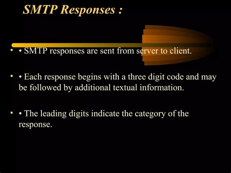 Smtp Simple Mail Transfer Protocol Ppt