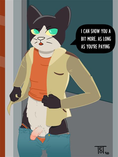 Rule 34 Clothed Clothing Danny Nitw Domestic Cat English Text Exhibitionism Felid Feline