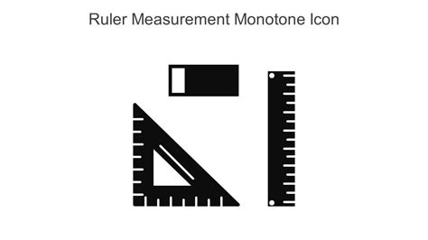 Ruler Measurement Monotone Icon In Powerpoint Pptx Png And Editable Eps Format PPT Slide