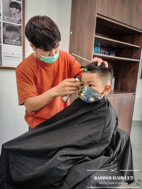 Barber Hair Cut ร้านเรารับบริการตัดผมเด็กด้วยนะคะ Facebook