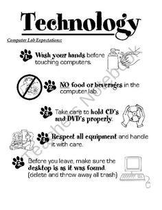 Computer Rules Technology From Mrs Clause S Creative Classroom On TeachersNotebook Com 1