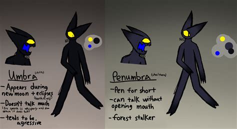 Penumbra And Umbra By Kittydragonshadows On Deviantart