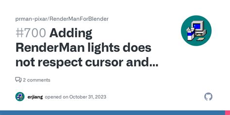 adding renderman lights does not respect cursor and collection · issue