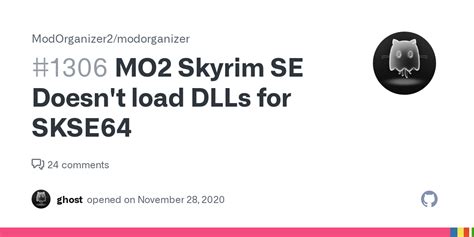 Mo2 Skyrim Se Doesnt Load Dlls For Skse64 · Issue 1306 · Modorganizer2modorganizer · Github