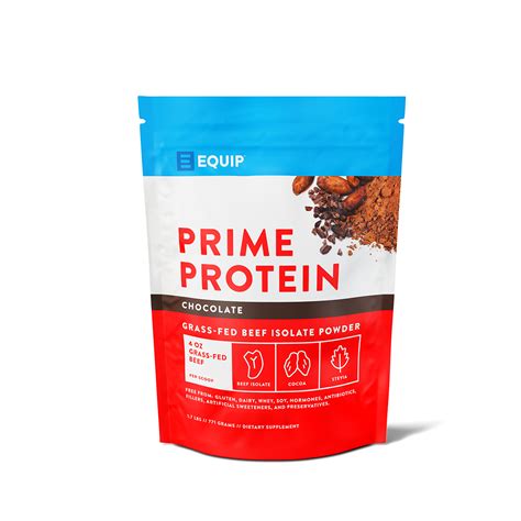 Prime Protein Grass Fed Beef Protein Powder Equip