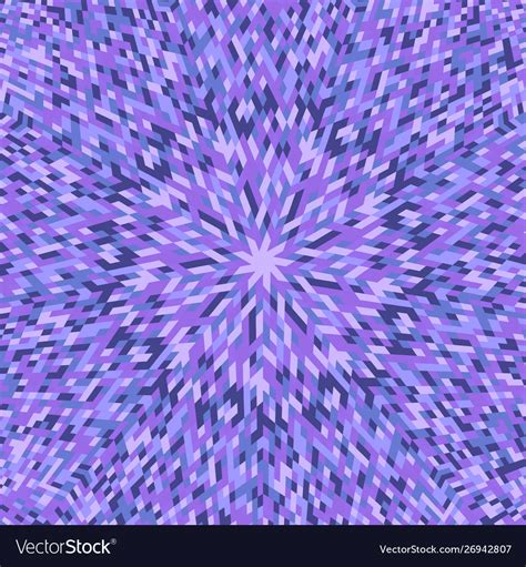 Geometrical Dynamic Round Tiled Mosaic Pattern Vector Image