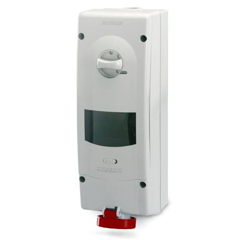 Scame Ip67 Advance Series Interlocked Switch Socket Outlets 415v Red Firstflex