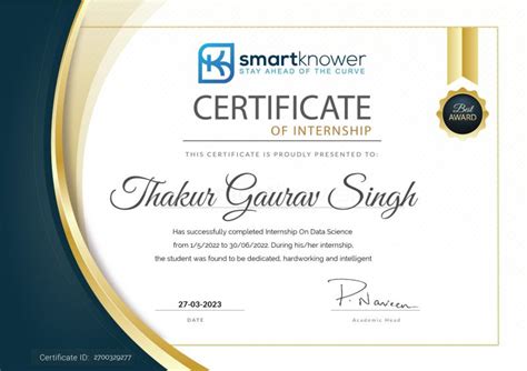 Thakur Gaurav Singh On Linkedin Datascience Python Internship Learning Growth