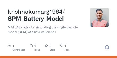 Github Krishnakumarg1984spmbatterymodel Matlab Codes For