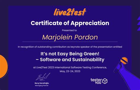 marjolein pordon on linkedin ladylowcode live2test appreciation