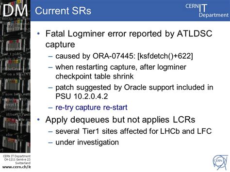 cern it department ch 1211 genève 23 switzerland t streams service
