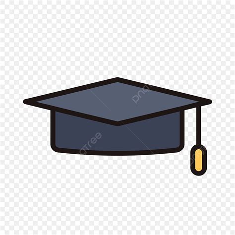 검은 학사 모자 만화 검은 졸업 Png 일러스트 및 이미지 에 대한 무료 다운로드 Pngtree