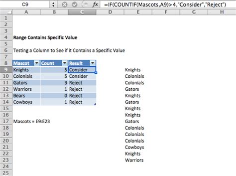 Test If Cell Contains Specific Value Automate Excel