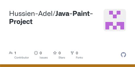GitHub Hussien Adel Java Paint Project