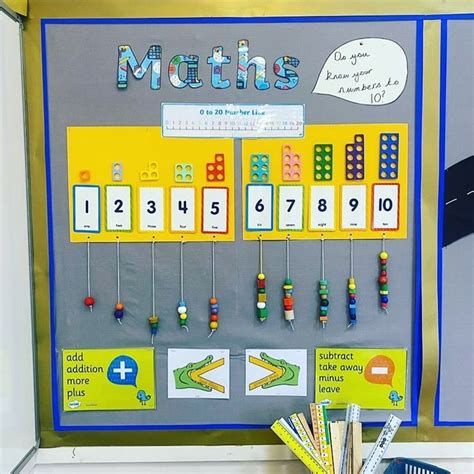 Miss H Eyfs Class On Instagram Maths Board Going Up Ready For September Hope You Are All