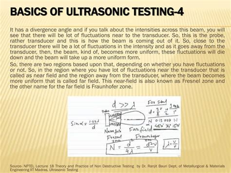 Basic Of Ultrasonic Testing Part 4 By Rohit Sahu Ppt