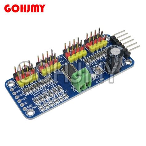 Pcs Channel Bit Pwm Servo Driver I C Interface Pca Module Raspberry Pi Shield Module