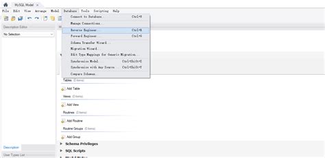 利用 Mysql Workbench生成eer图 Rorschachs Blog