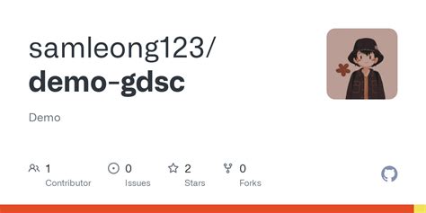 GitHub Samleong Demo Gdsc Demo