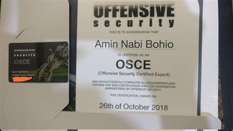 Review Offensive Security Certified Expert Osce Cracking The Perimeter Ctp Amin Bohio
