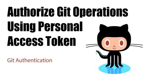 Authorize Git Operations Using Personal Access Token Rnodered