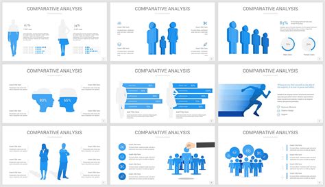 Comparative Analysis Powerpoint Template Comparative Analysis Of Male And Female Strategy