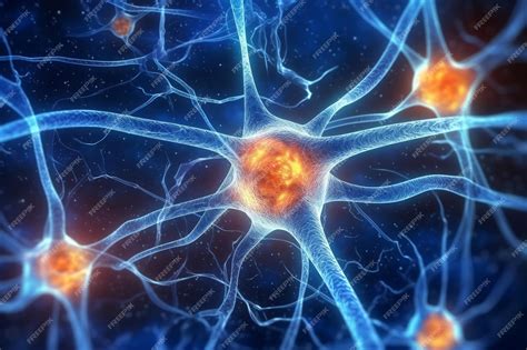 Premium Photo Active Nerve Cells Neuronal Network With Electrical