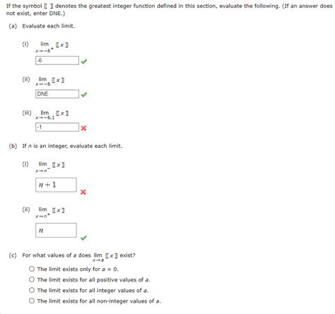 Solved If The Symbol I Denotes The Greatest Integer