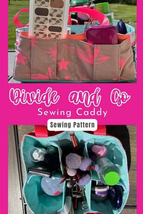Divide And Go Sewing Caddy Sewing Pattern Sew Modern Bags
