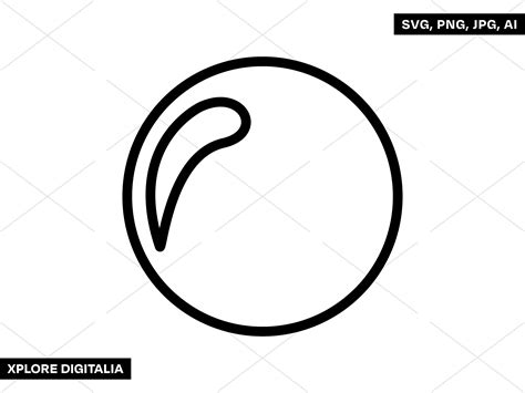 Bubblegum Outline Black Gum Bubble Vector Art Instant Digital Download Svg Cut Files Png