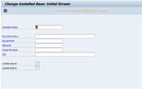 IB SAP Tcode Change IBase