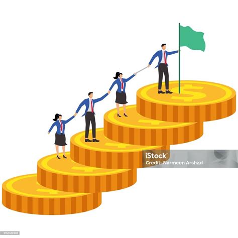 팀 지원 도움 성공 함께 발전하고 성공하기 위한 팀워크 회사 성장 단계 또는 직원 개발 팀 성취 개념 사업가 팀 손을 잡고 계단