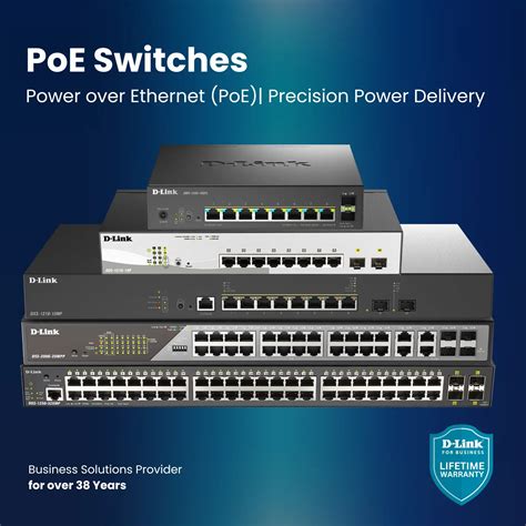 Power Over Ethernet Poe Switches D Link Systems Inc