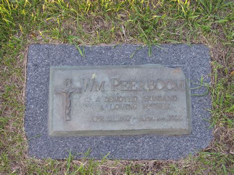 William Theodore Peerboom 1897 1934 Find A Grave Gedenkplek