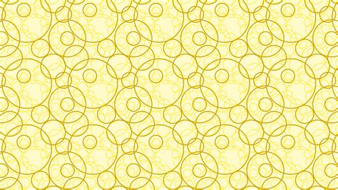 Free Light Yellow Seamless Overlapping Circles Background Pattern
