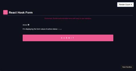 Dynamic Radio Example Forked Codesandbox