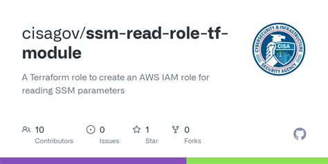 Github Cisagovssm Read Role Tf Module A Terraform Role To Create An Aws Iam Role For Reading