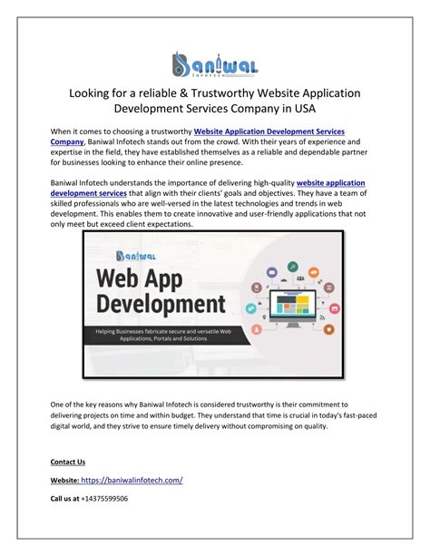 Ppt Professional Website Application Development Services Company