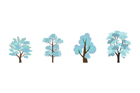 Forest Trees Set Graphic By Empatsekawanstudio Creative Fabrica
