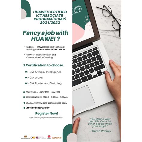 Kpt Cap Huawei Certified Ict Associate Program Pusat Pembangunan